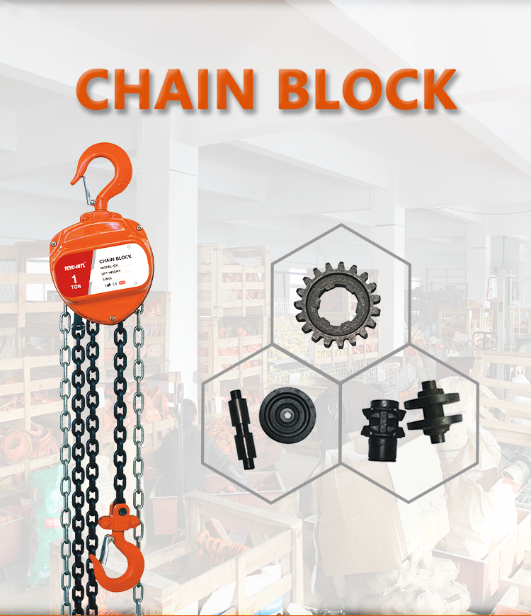 TOYO-INTL CHAIN BLOCK CK MODE - TOYO-INTL CHAIN BLOCK MFG JAPAN
