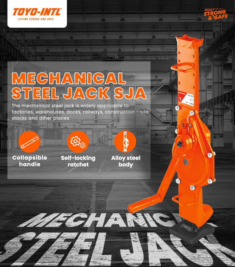 TOYO-INTL MECHANICAL STEEL JACK SJ-A/ SJ-B TYPE - TOYO-INTL CHAIN BLOCK ...